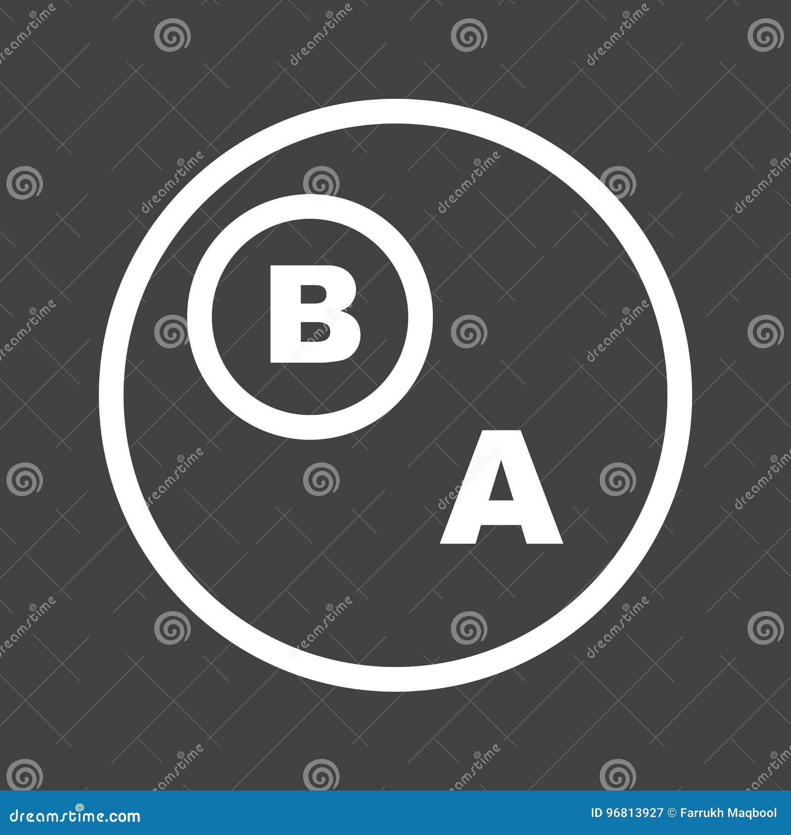 Subsets stock illustration. Illustration of number, design - 96813927