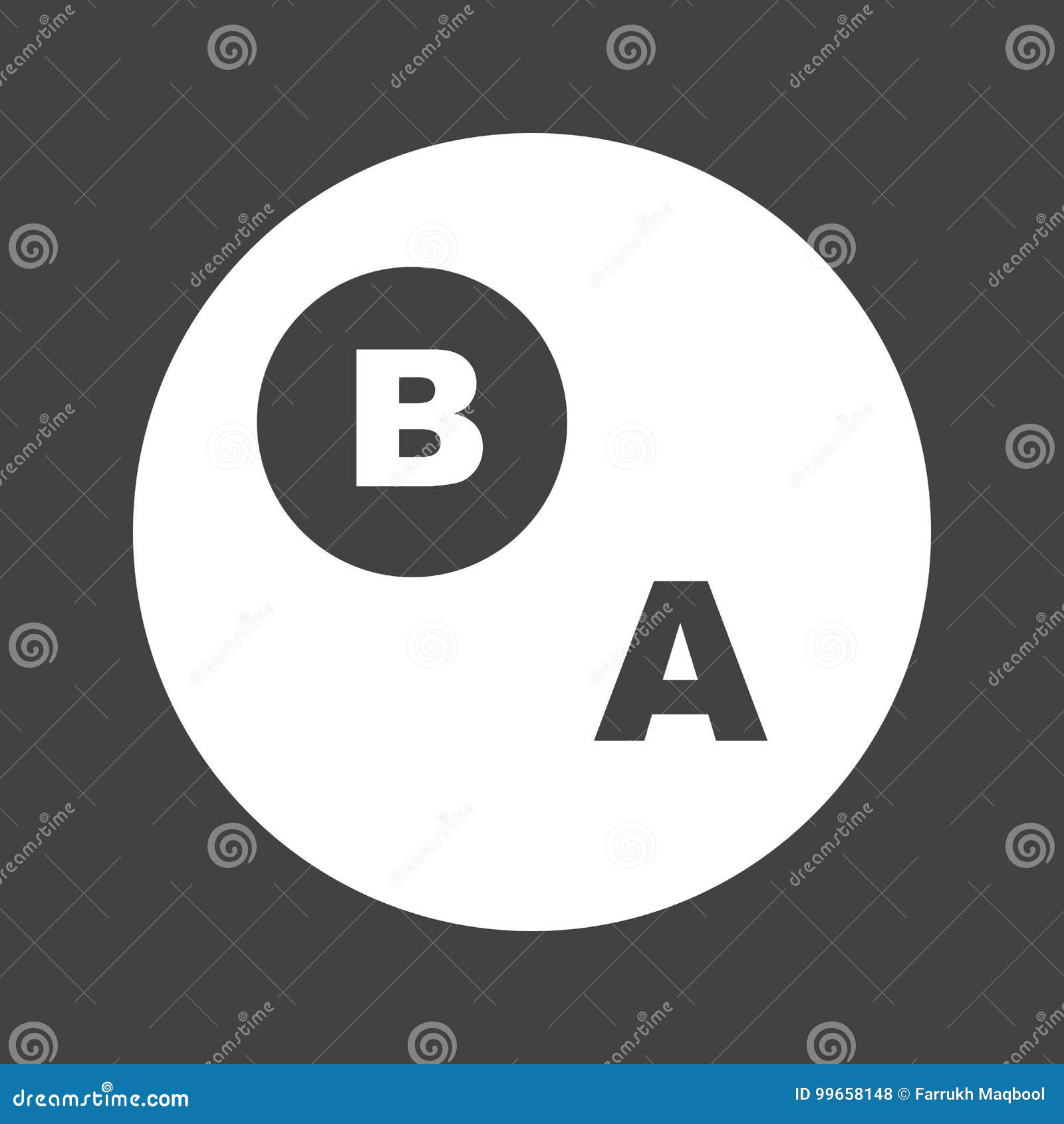 Subsets stock vector. Illustration of square, subset - 99658148