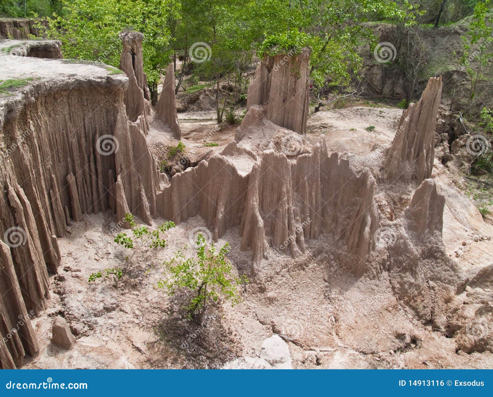 Subsided Ground stock photo. Image of stiff, earthen - 14913116