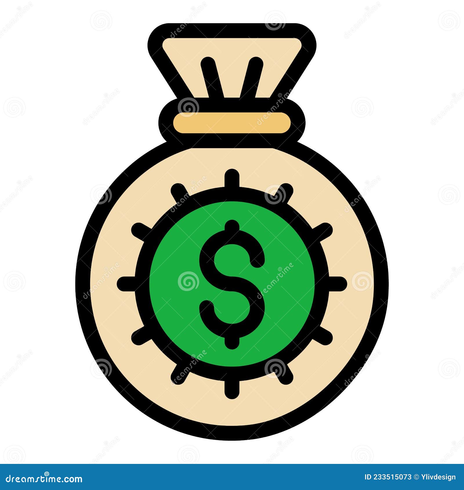 Subsidy Program Icon Color Outline Vector Stock Vector - Illustration ...