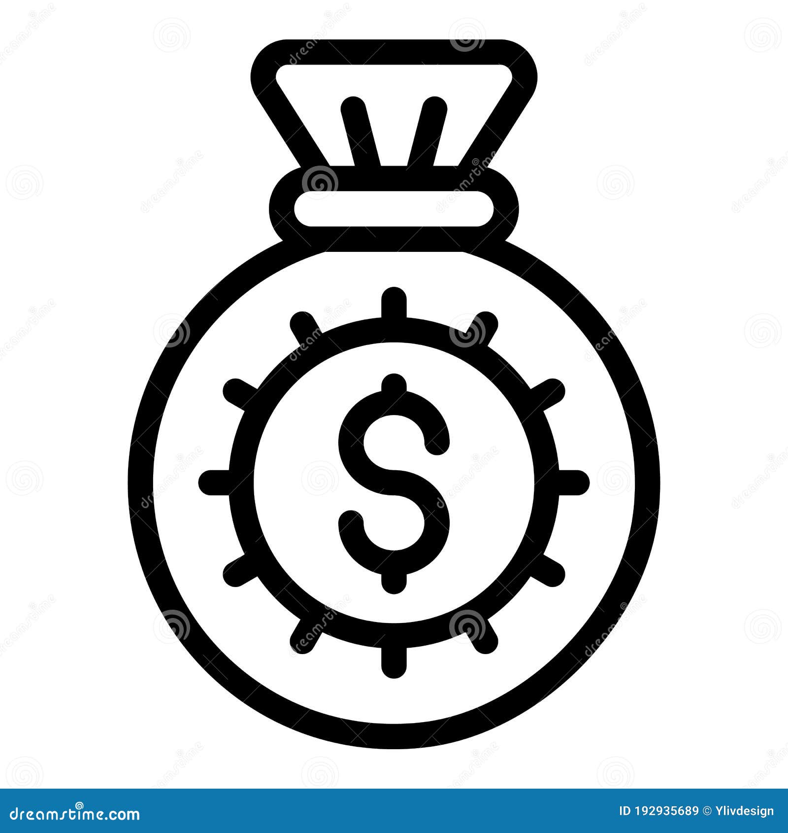 Subsidy Program Icon, Outline Style Stock Vector - Illustration of ...