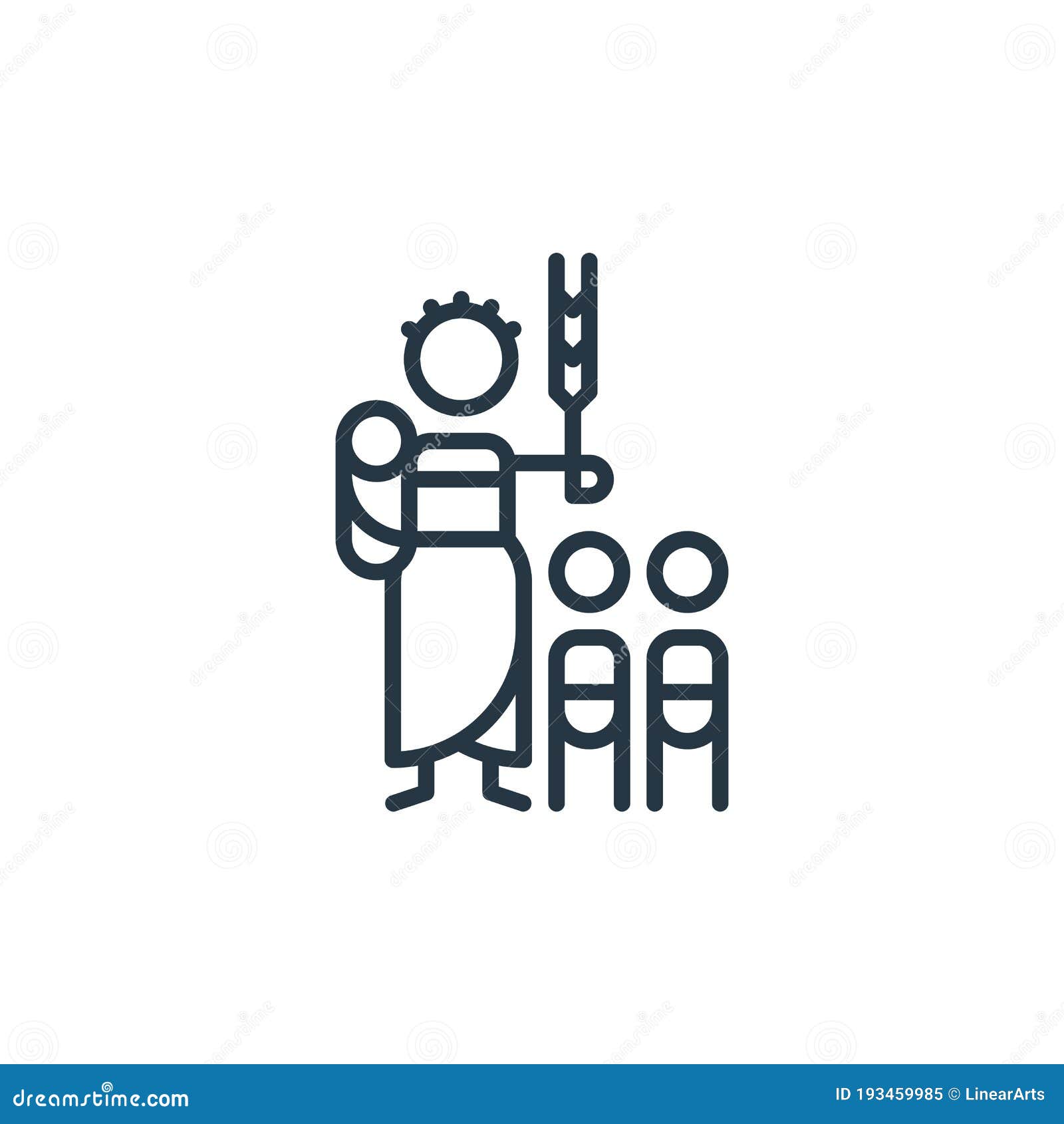 Subsistence Icon Vector from Agriculture Concept. Thin Line ...