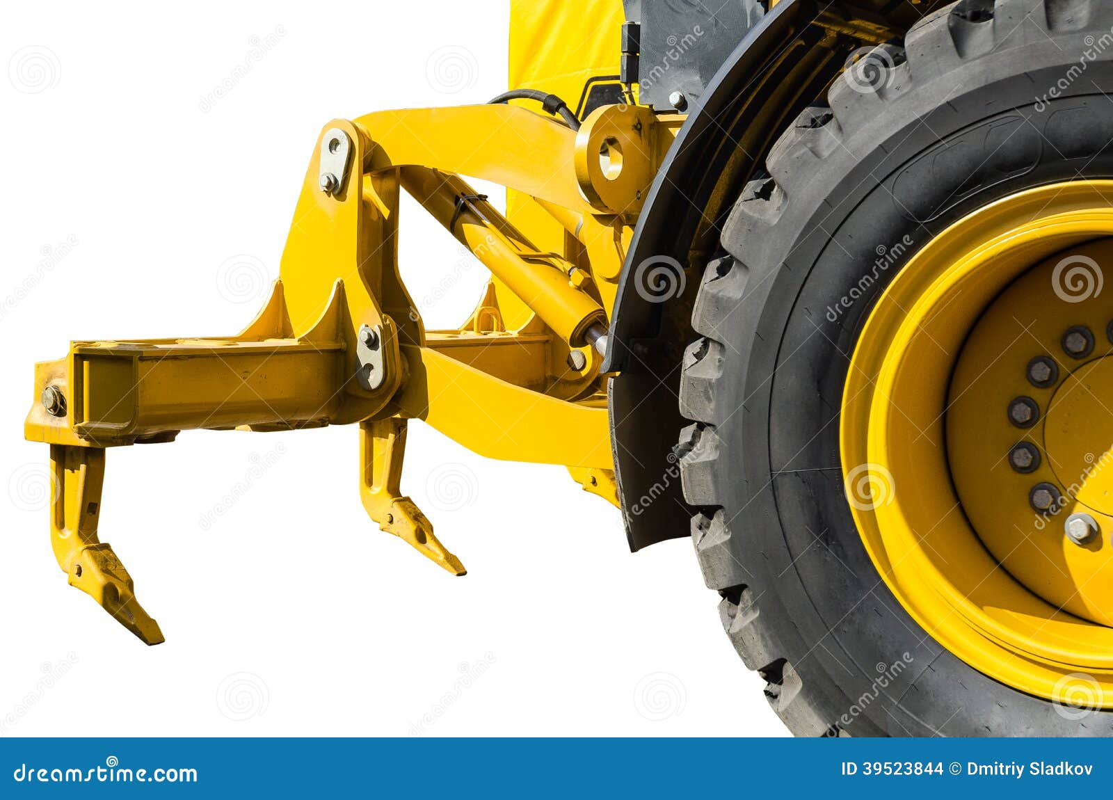 Subsoilers stock photo. Image of yellow, iron, grubber - 39523844