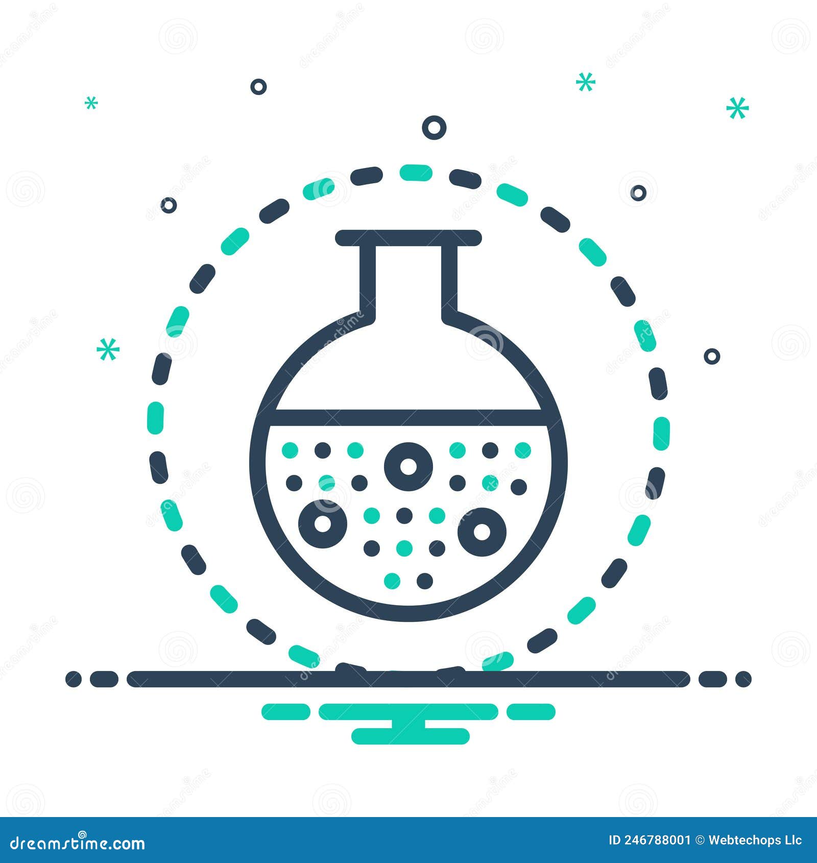 Mix Icon for Substance, Stuff and Material Stock Vector - Illustration ...