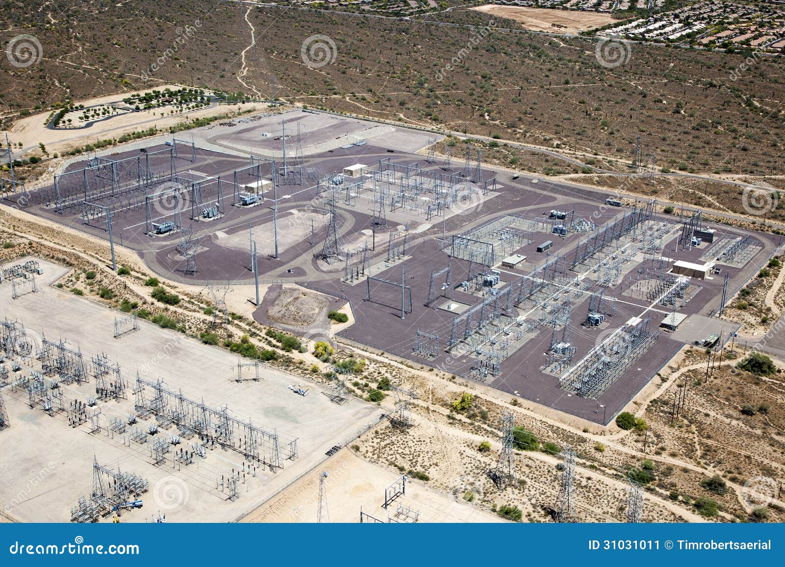 Substation stock image. Image of electricity, southwest - 31031011