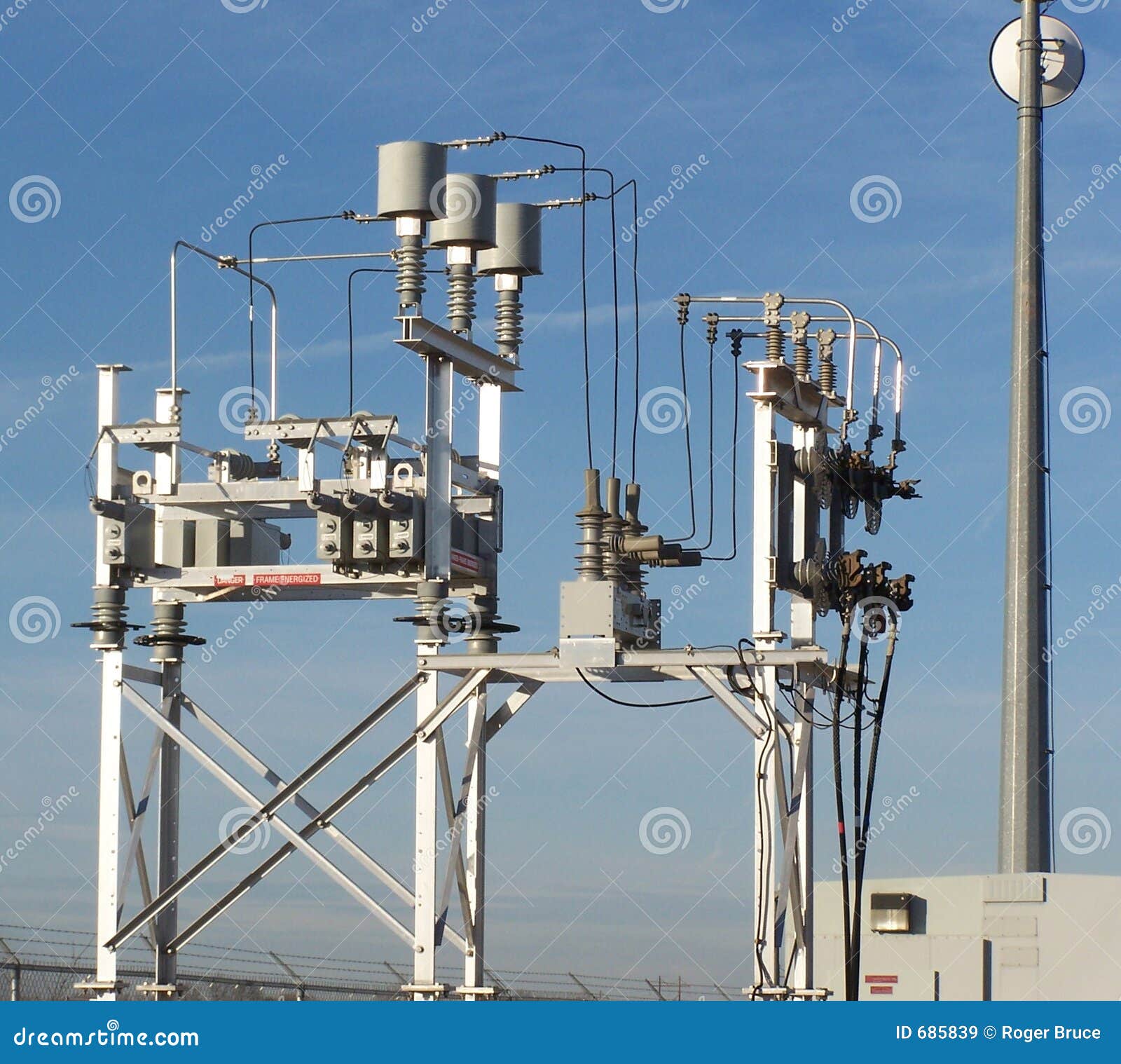 Substation equipment stock image. Image of energy, substation - 685839