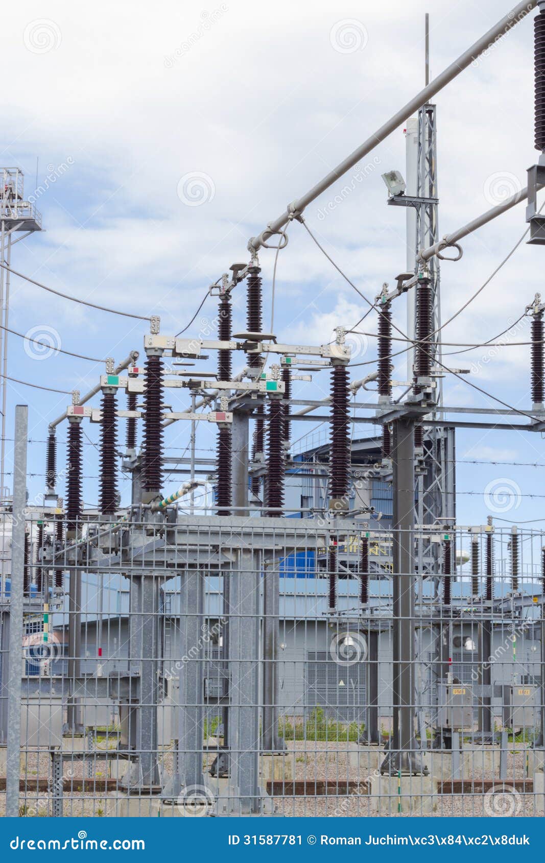 Substation stock image. Image of efficiency, circuit - 31587781