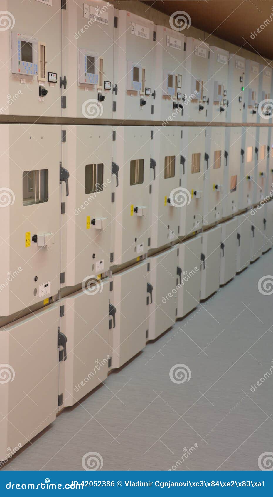 Substation 110/20kV inside stock photo. Image of electricpower - 42052386