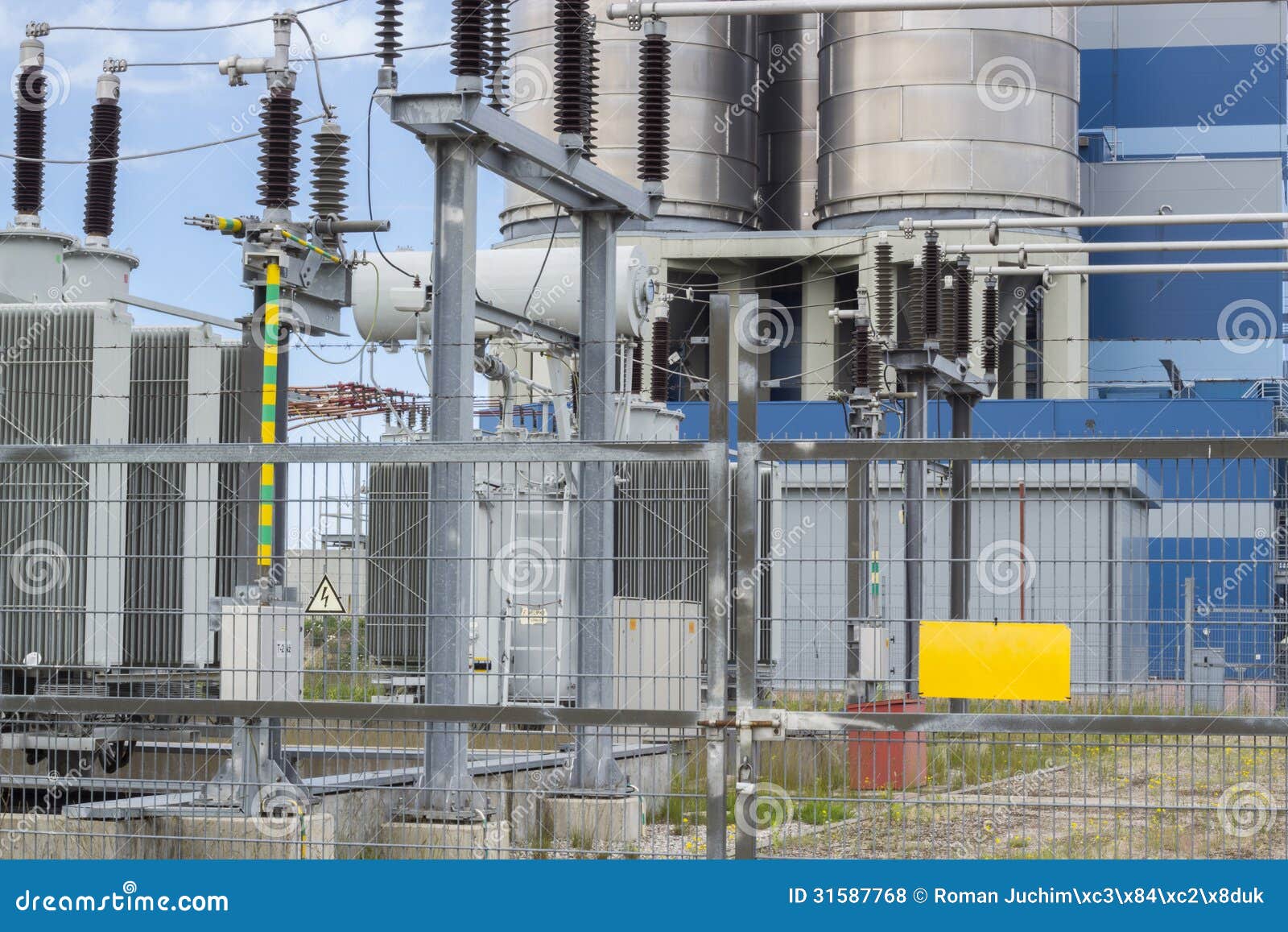 Substation stock photo. Image of danger, isolator, power - 31587768