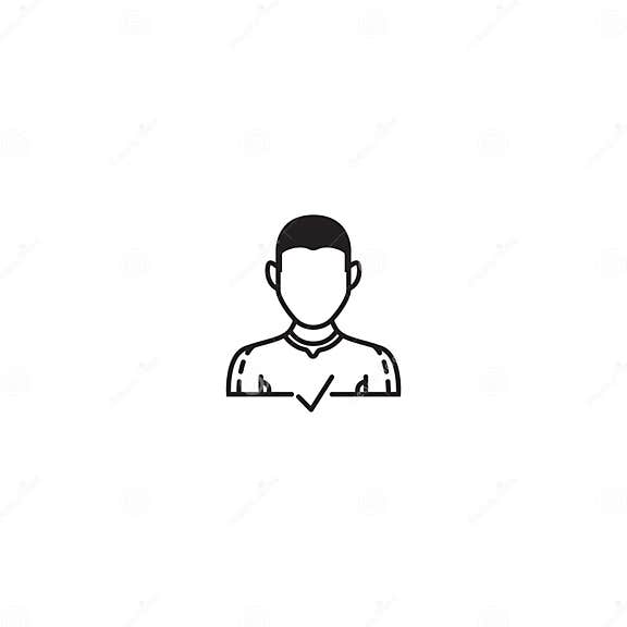 Substitute in Icon. Vector Illustration Decorative Design Stock Vector ...