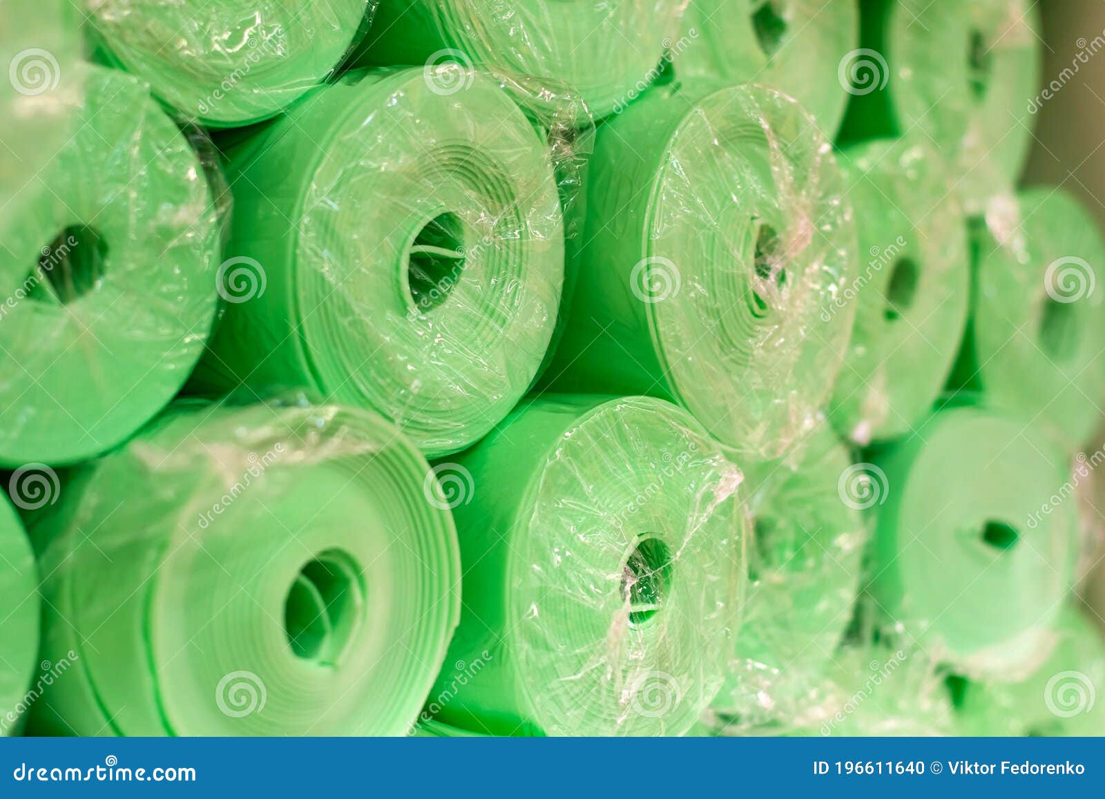 Substrate Insulation in Rolls at the Warehouse Stock Photo - Image of ...