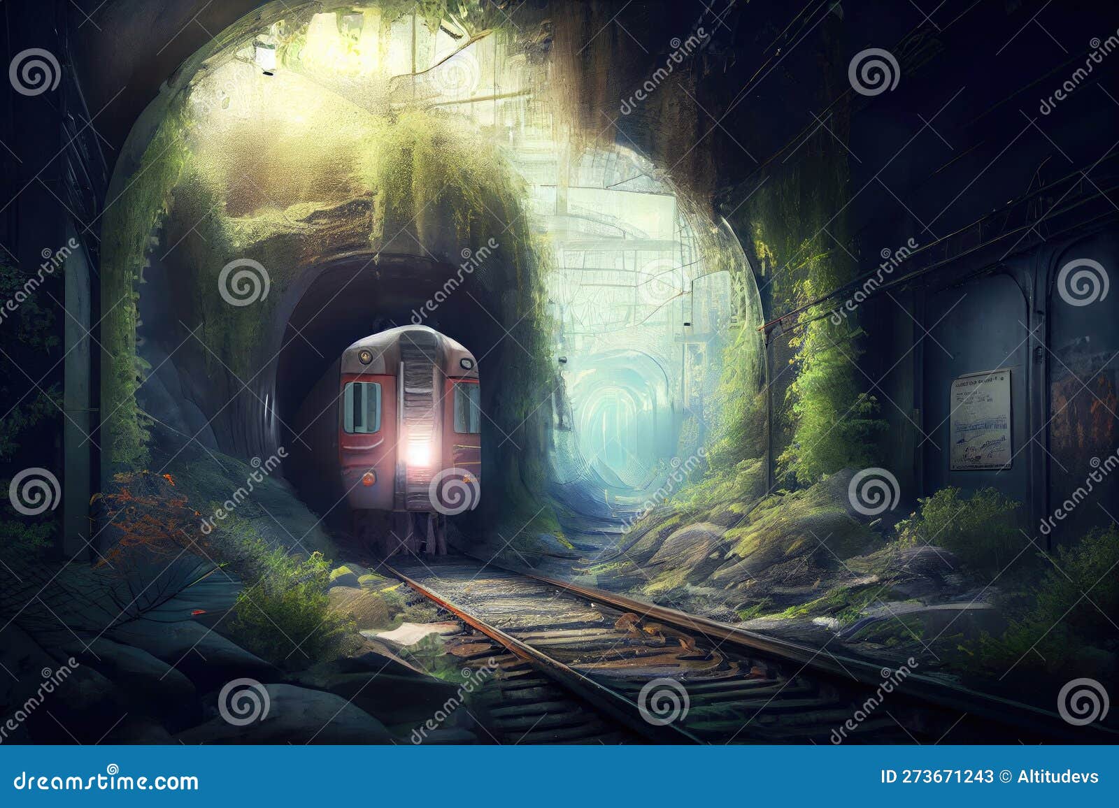 Subterranean World of Subway Tunnels, with Its Own Unique Ecosystem and ...