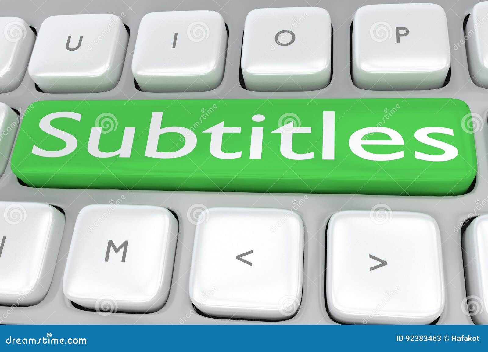 Subtitles - Communication Concept Stock Illustration - Illustration of ...