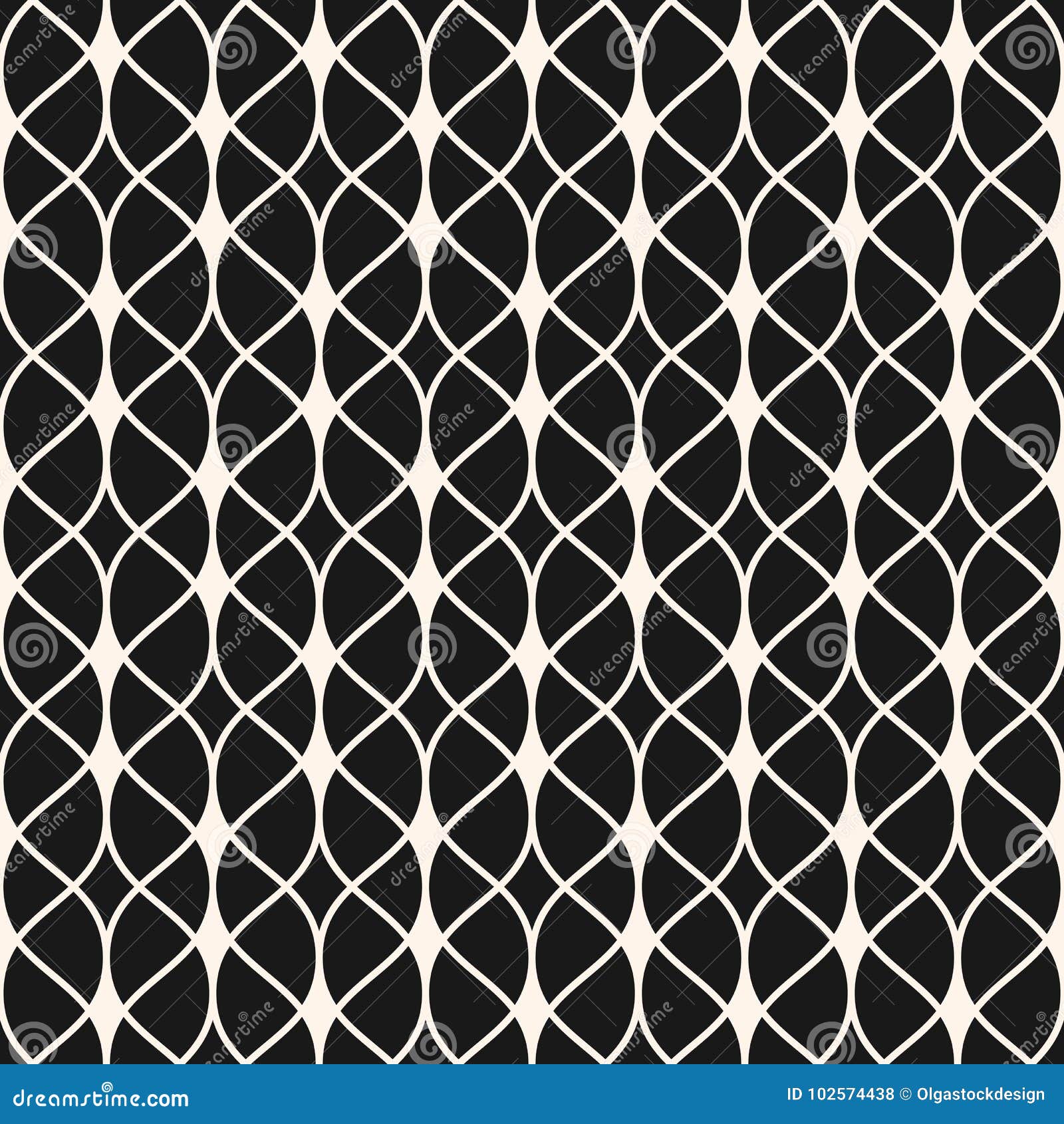 Subtle Abstract Background, Thin Wavy Lines, Delicate Lattice. Stock ...