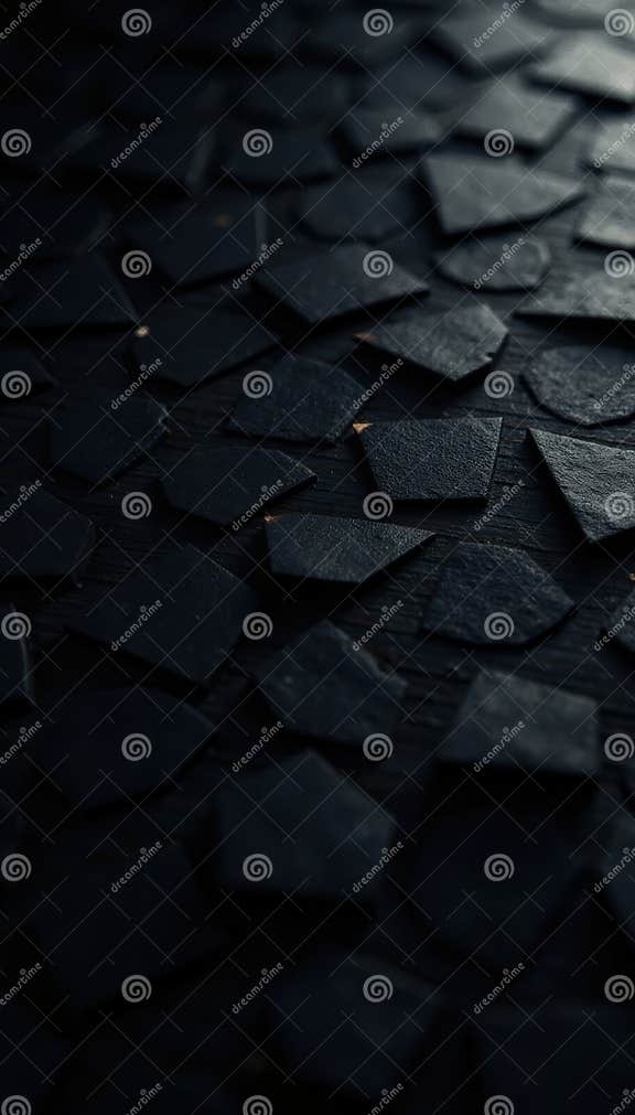 Subtle Black Geometric Grid Deep Shadows Sharp Lines Dark Abstract ...