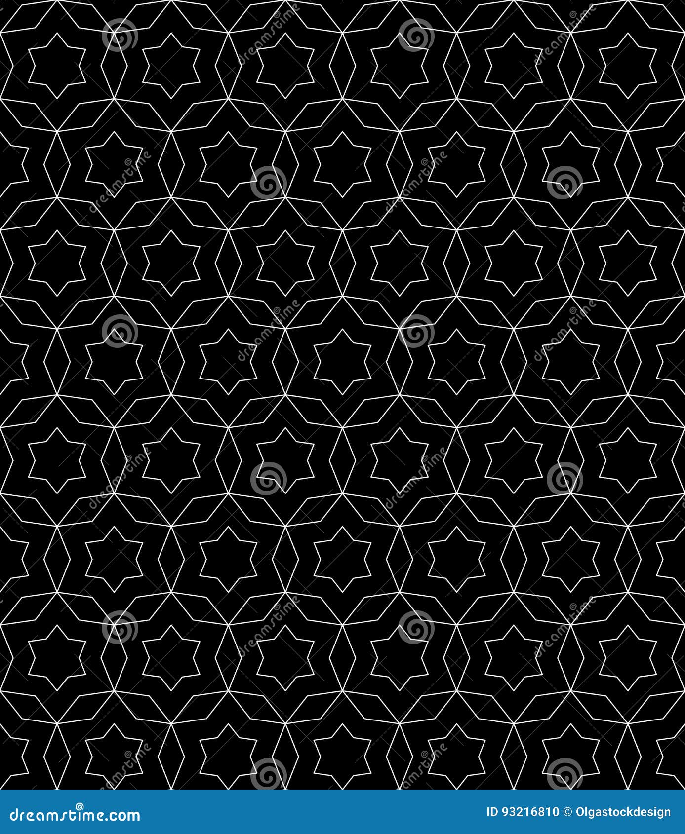 Subtle Black Ornament Texture, Oriental Style Stock Vector ...
