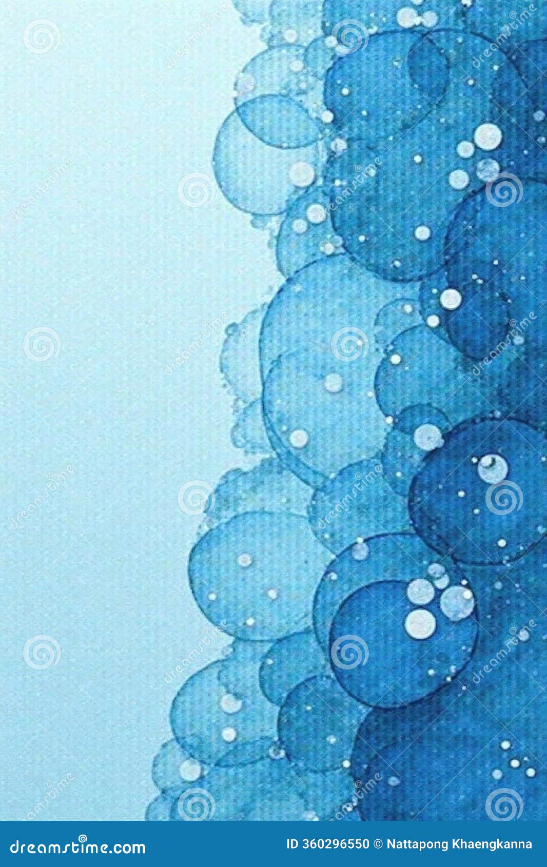 Subtle Blue Watercolor Circles, Textured Background, Texture, Artistic ...