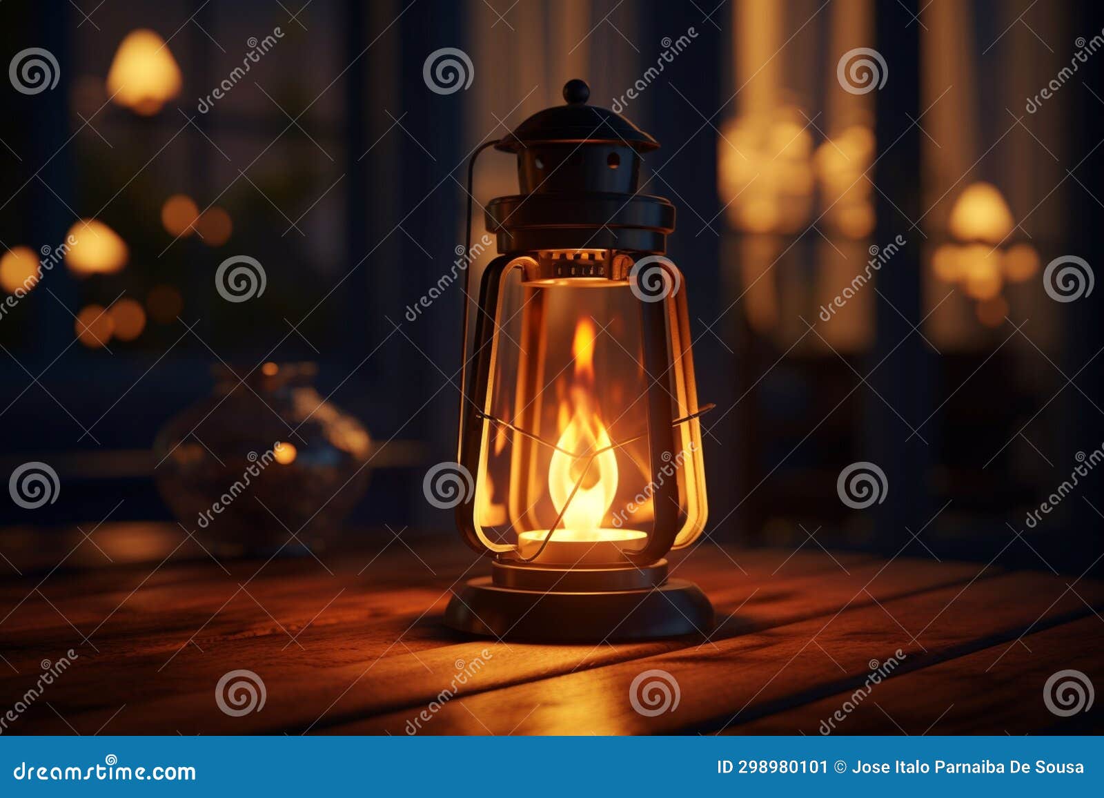 Subtle and Calming Flames Gently Flickering in a C Stock Illustration ...