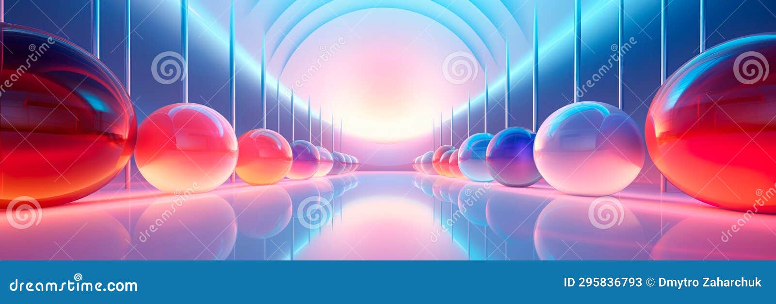 Subtle Chromatic Harmony Interplay of Colors within the Gradient Background, Creating a Serene ...