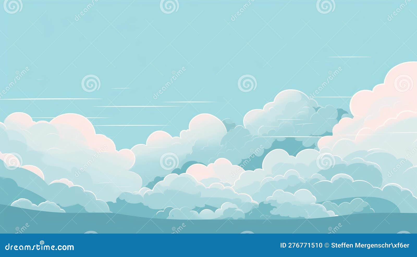 Subtle Cloud Pattern Background Illustration Stock Illustration ...