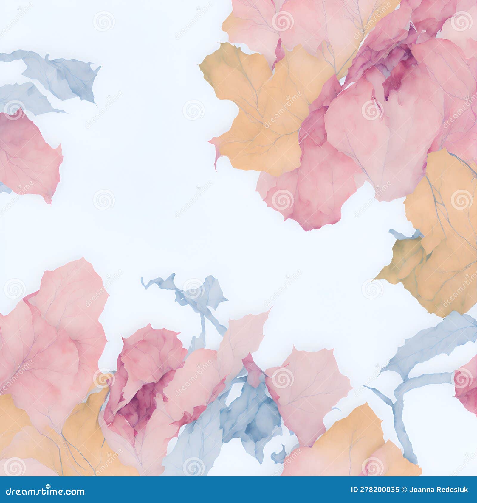 Subtle Colored Pastel Spots on a White Background Stock Illustration ...