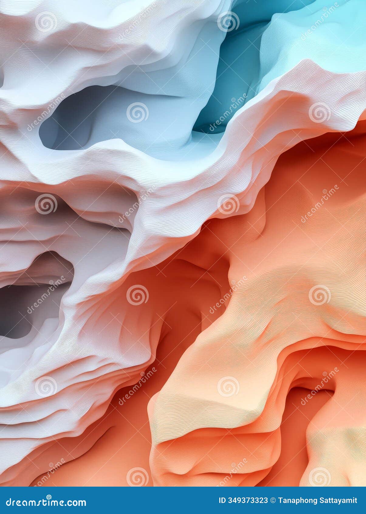 Aqua Waves Abstract Background Cartoon Vector | CartoonDealer.com #27280647