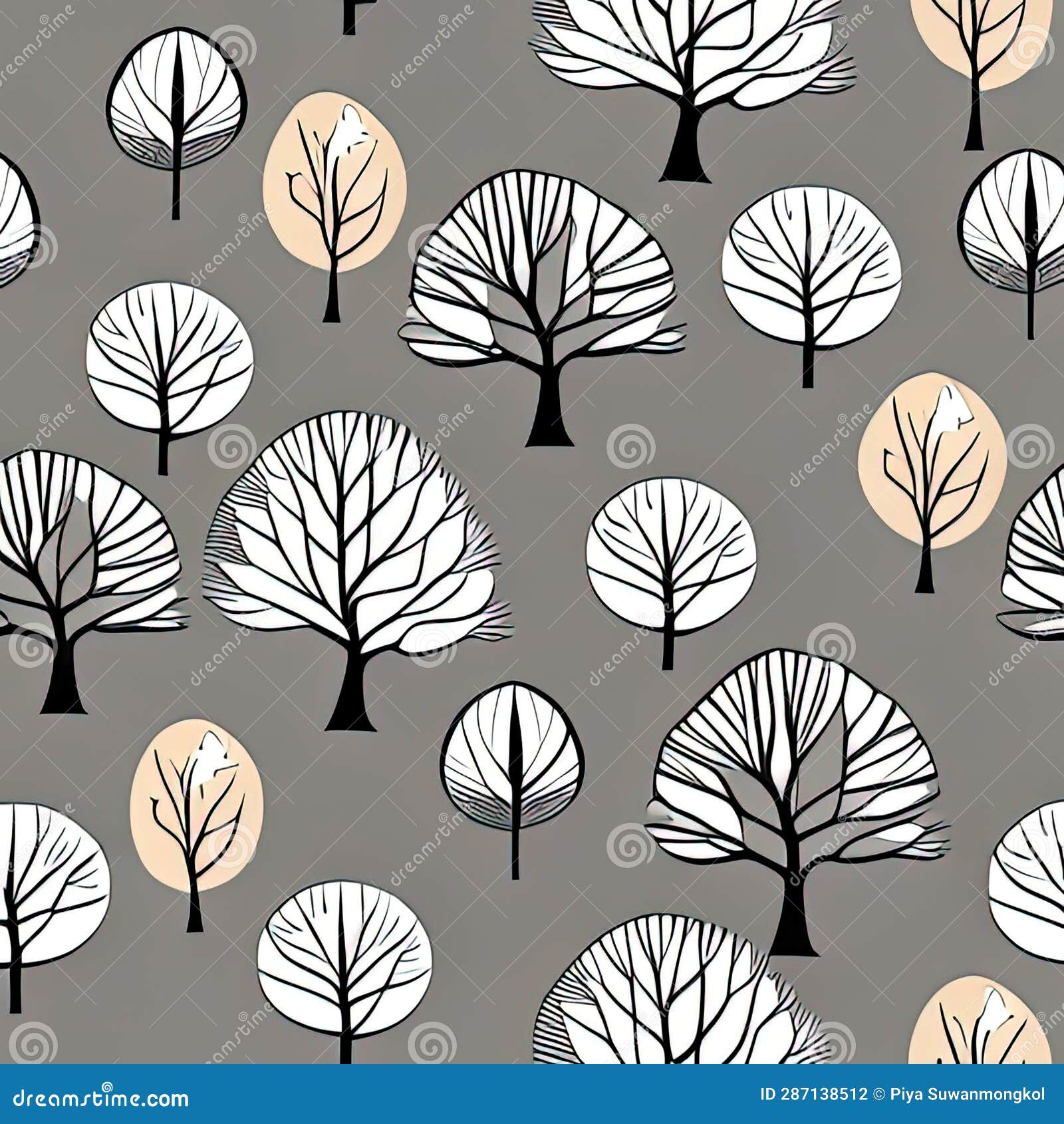 Seamless Patterns, a Delicate, Icon Pattern with Subtle Hues and ...