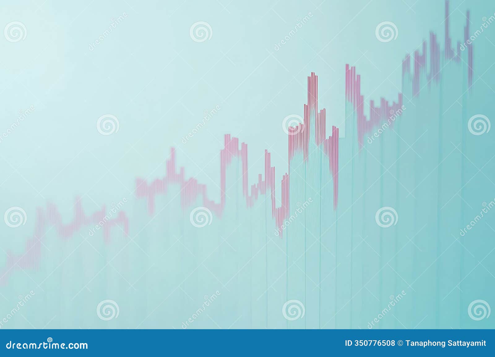 Subtle Financial Chart Pattern Light Blue Background Abstract Financial ...