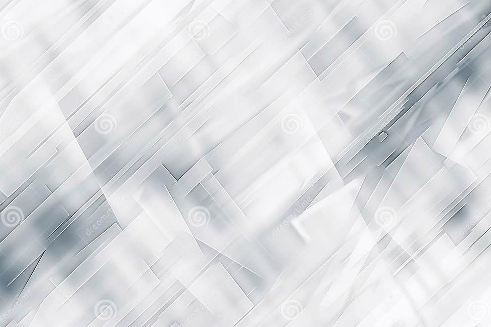 Subtle Geometric Abstraction Background, White & Grey Patterns, Blurred ...