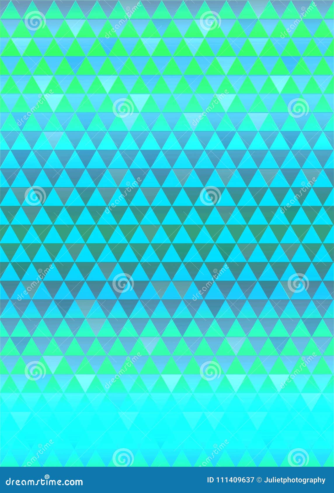 Subtle, Geometric Background in Green and Blue Stock Illustration ...