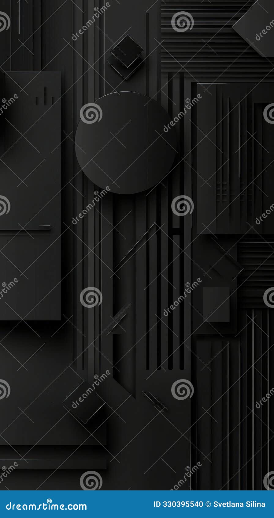 Subtle Geometric Patterns and Abstract Icons on a Sleek Black ...
