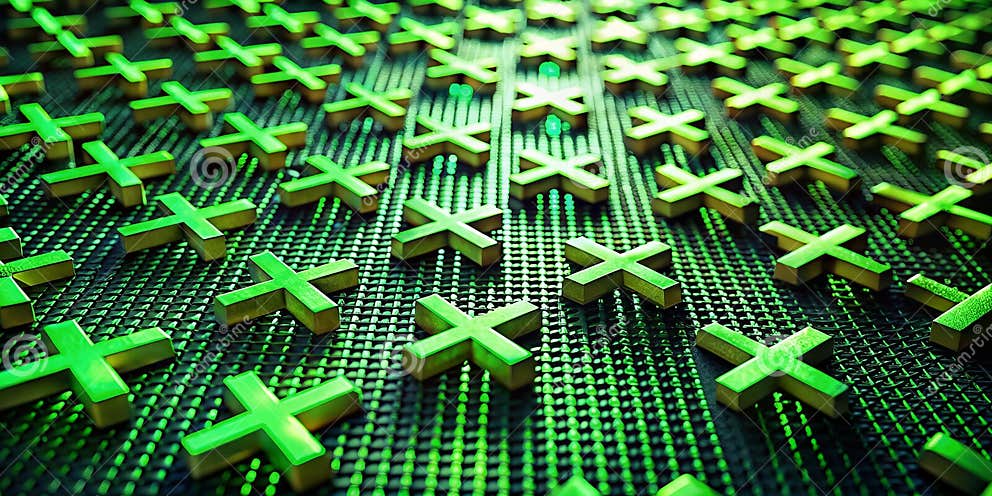 Subtle Green Grid Cross Pattern Background Seamless Repeat for Design ...