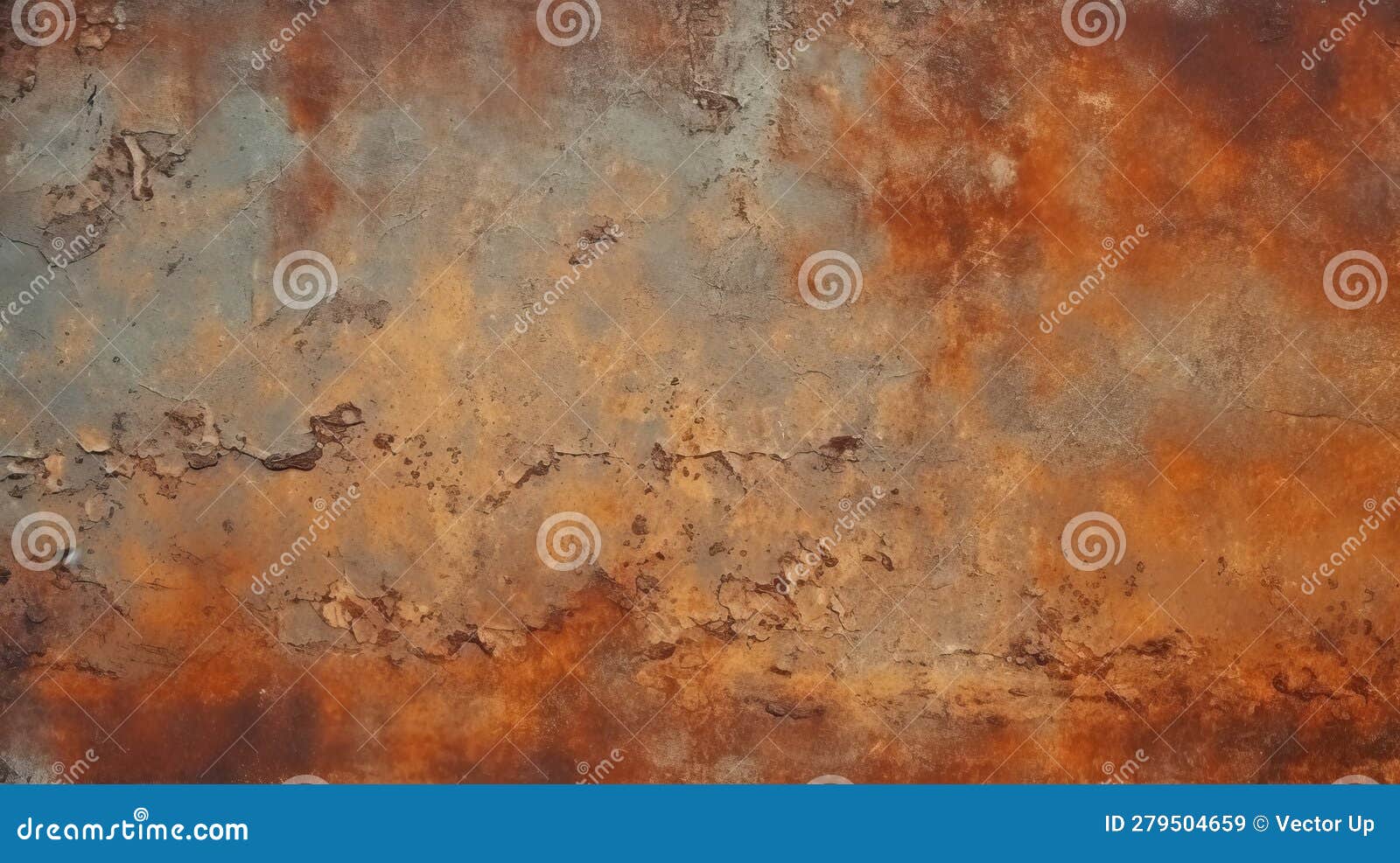 Subtle Grunge Rust Texture Background. Generative AI Stock Illustration ...