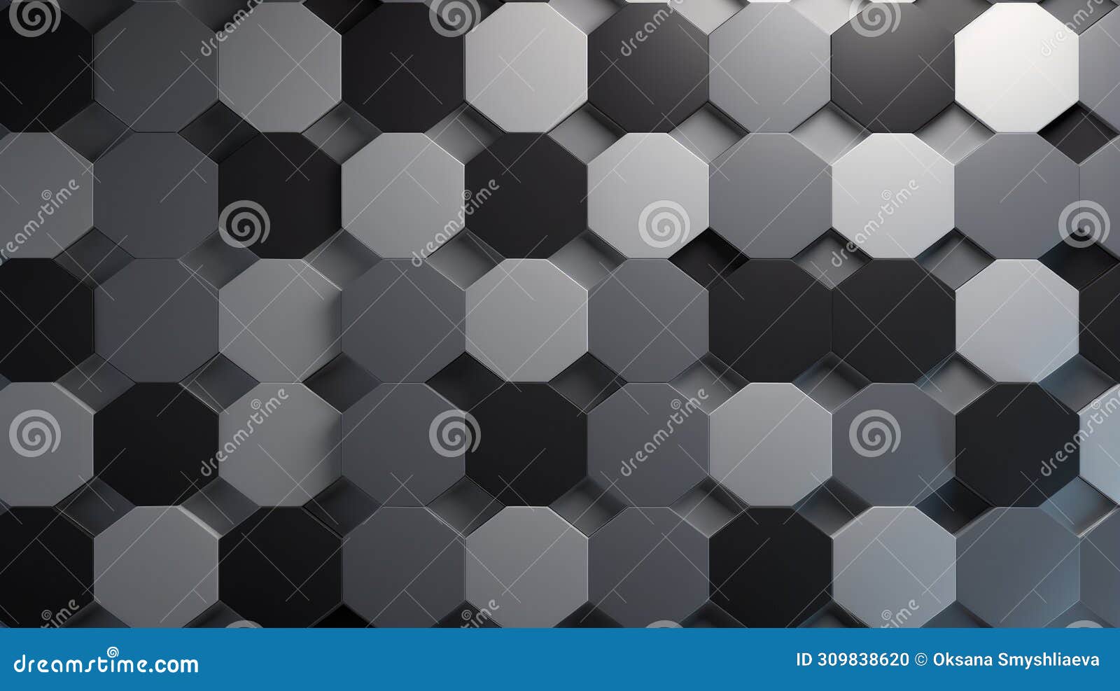 Subtle Light Variations on Neutral Hexagons for Modern Design Stock ...
