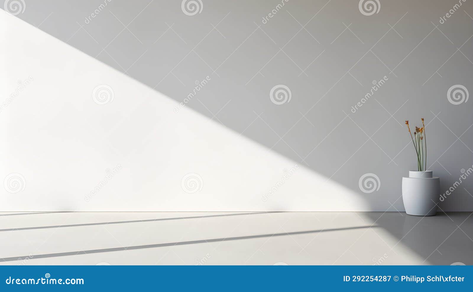 Elegant Light-Play on Gray Wall and Floor: Ideal Canvas for Product ...