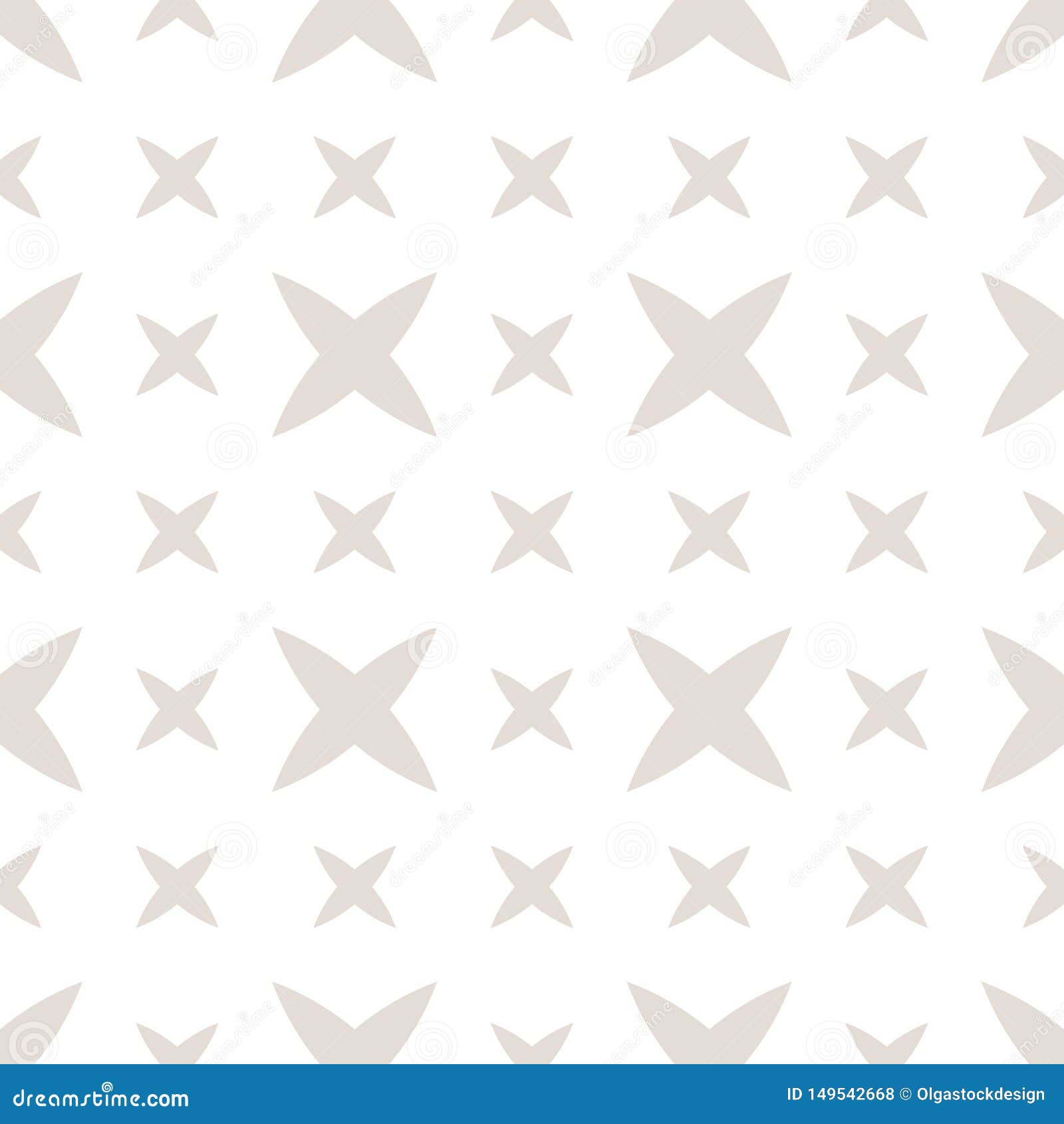 Subtle Minimal Geometric Seamless Pattern with Small Crosses, Abstract ...