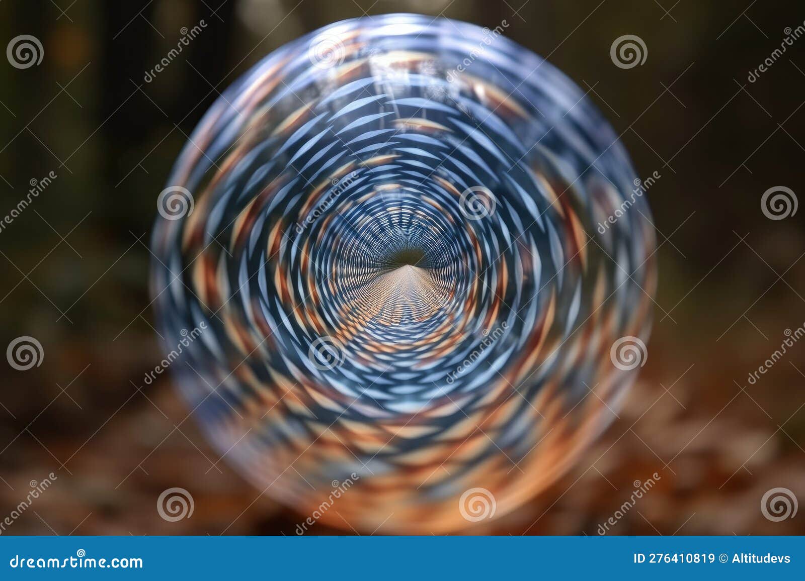 Subtle Optical Illusion, with a Blurred and Transparent Overlay ...