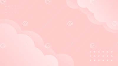 Subtle Pink Clouds on Pink Sky Background Stock Vector - Illustration ...