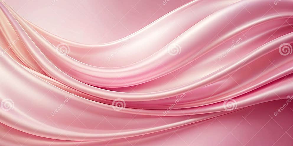 Subtle Pink Silk Gradient Background Creative AI Stock Illustration ...