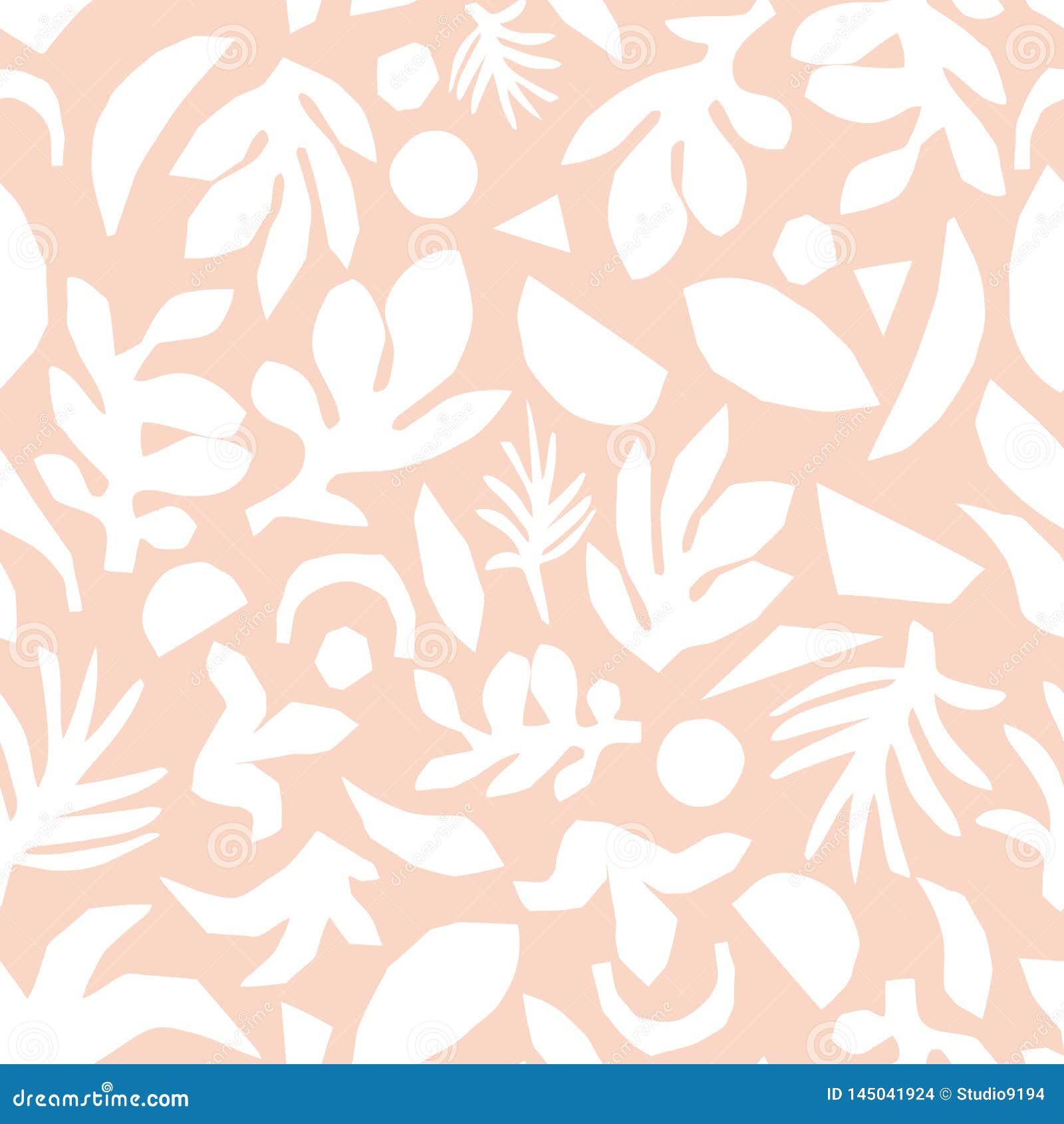 Vector Feminine Floral Background Pattern In Soft Colors ...