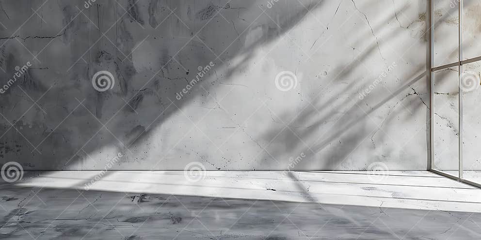 Subtle Simplicity: Light Grey Wall Background, Minimalist Canvas: Blank ...