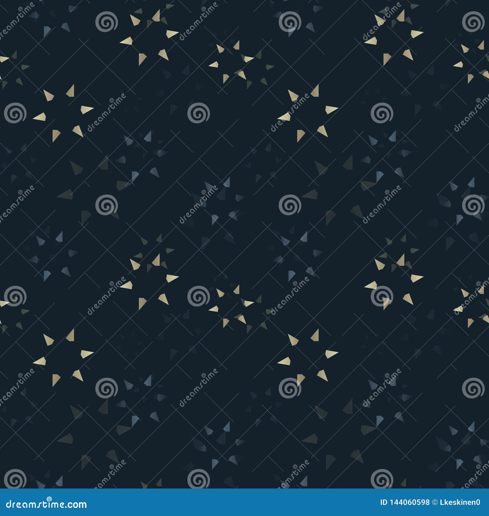 Subtle Stars Fading Seamless Pattern Stock Vector - Illustration of ...