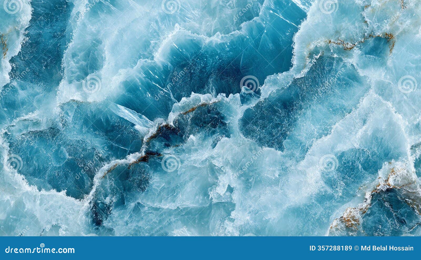 Subtle Textures of Icy Blue with Crystalline Patterns Stock ...