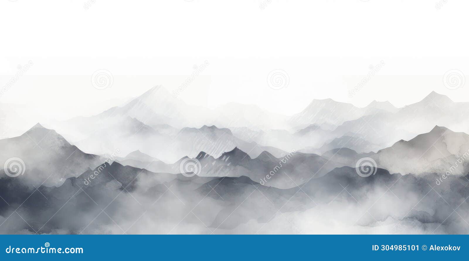 Subtle Textures: Modern Art Influence in Greyscale Gradient Watercolor ...