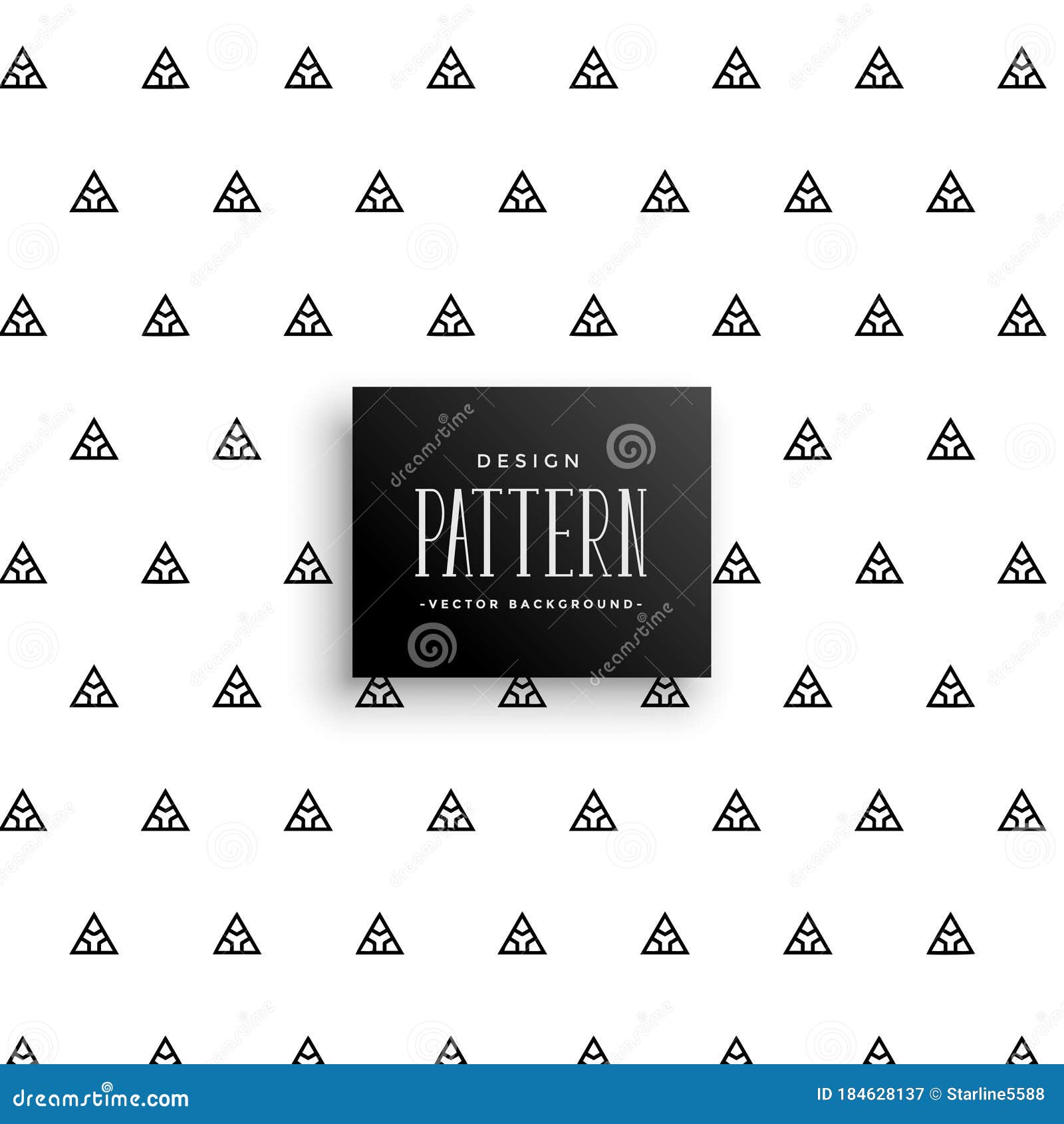 Subtle Triangle Pattern Vector Background Stock Vector - Illustration ...