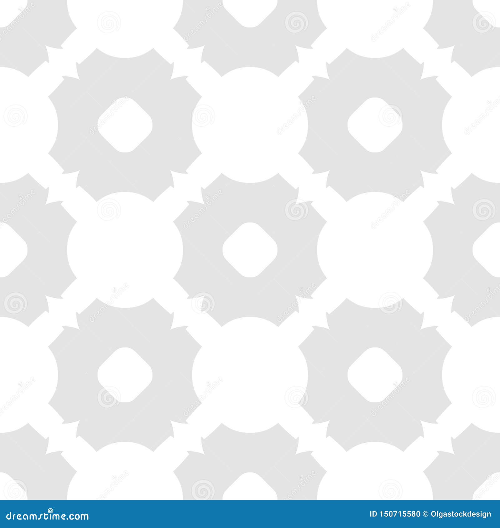 Subtle Vector Abstract Seamless Pattern. Elegant White and Light Gray ...