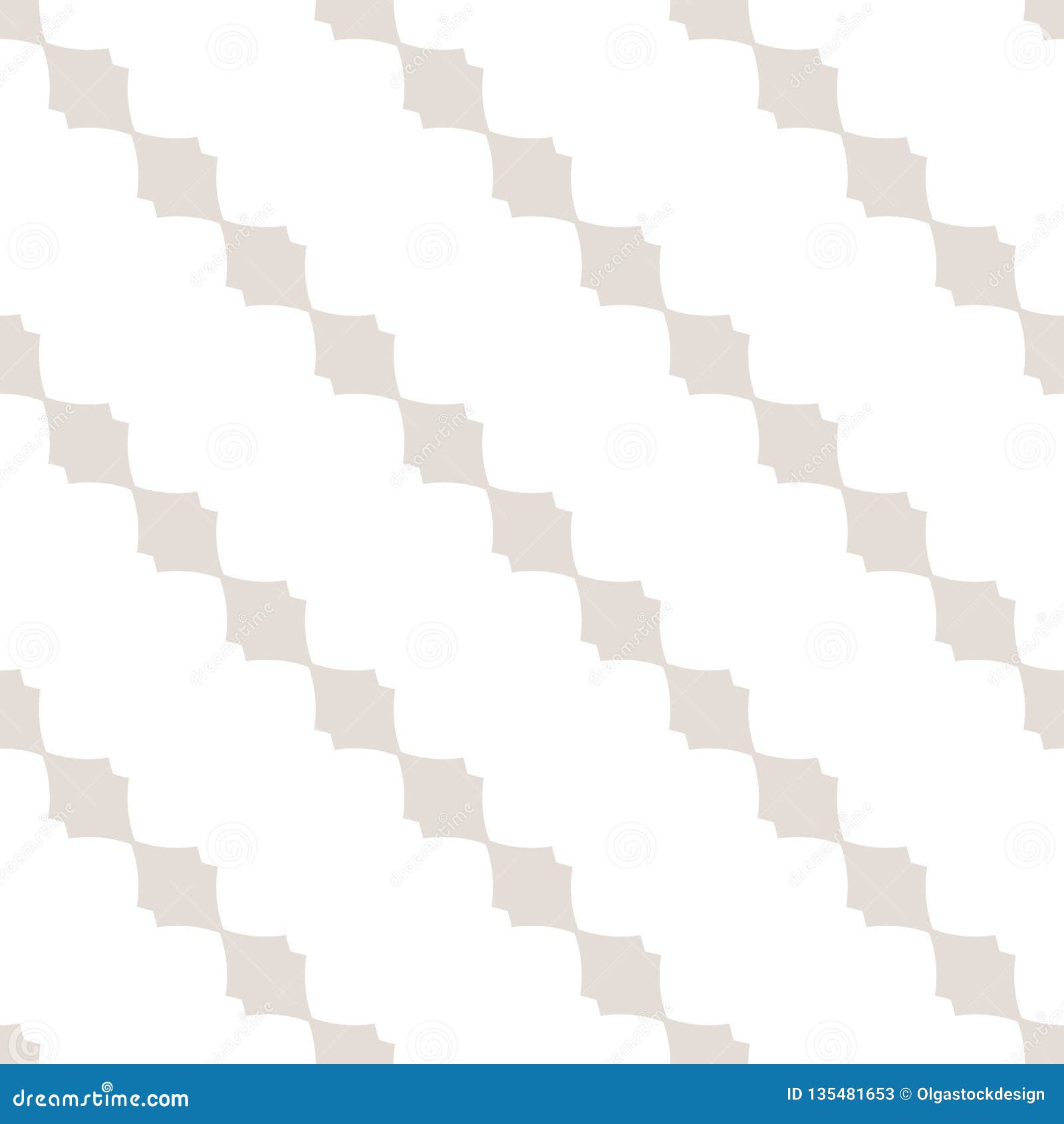 Subtle Vector Geometric Seamless Pattern with Curved Shapes in Diagonal ...