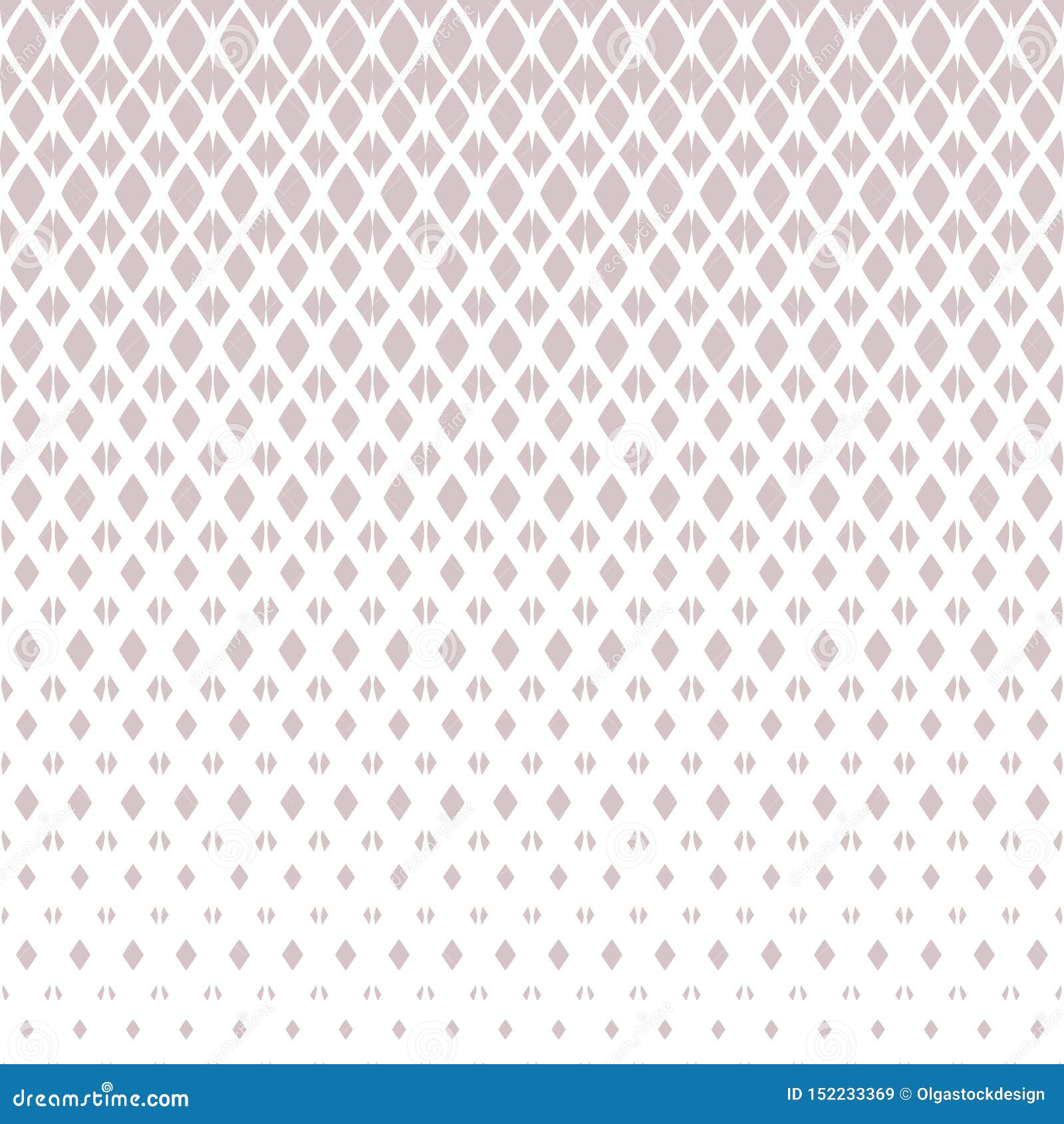 Subtle Vector Seamless Pattern with Fading Diamonds, Rhombuses, Grid, Lattice Stock Vector ...