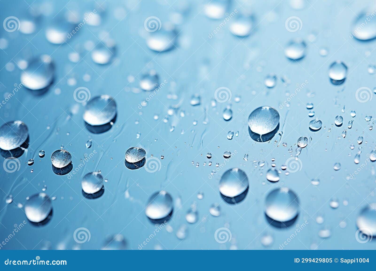 Subtle Water Droplets on a Glass Surface Stock Image - Image of ...