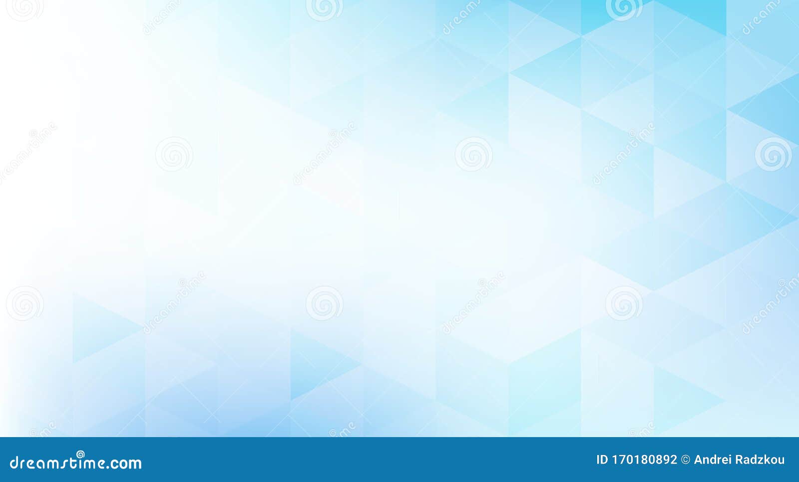 Subtle White Background Textured by Light Blue Triangles. Minimal ...